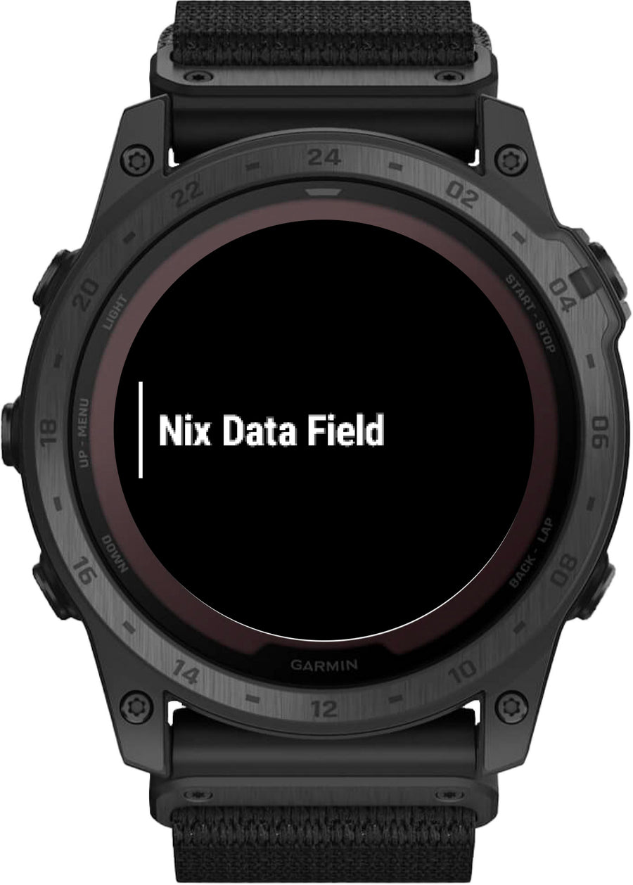 Garmin Data Fields – Nix Biosensors