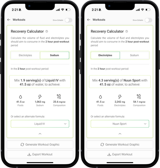 Recovery Calculator – Nix Biosensors