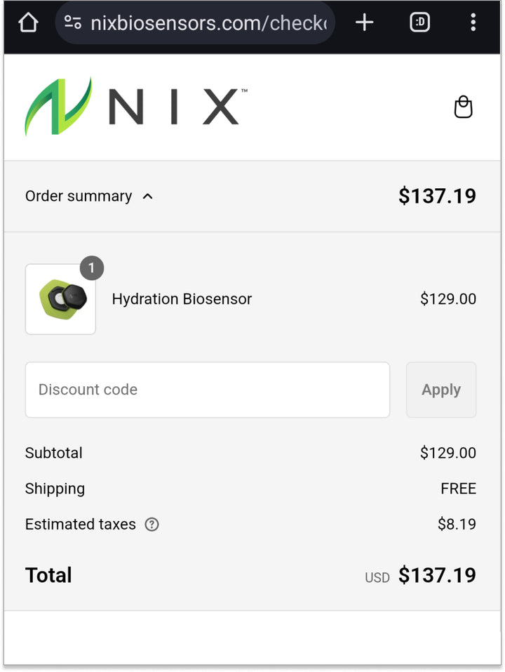 HSA and FSA Eligible Nix Products – Nix Biosensors