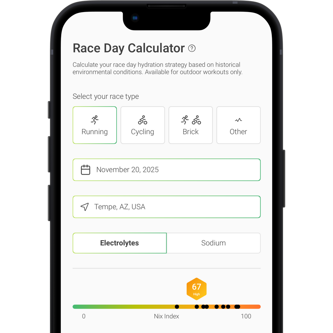 Race Day vs Predictive Calculator – Nix Biosensors
